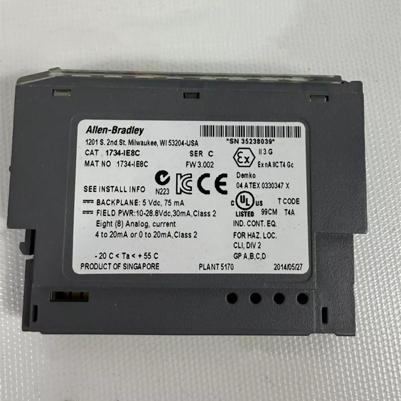 Allen-Bradley 1734-IE8C Analog Input Module - ymzdcs